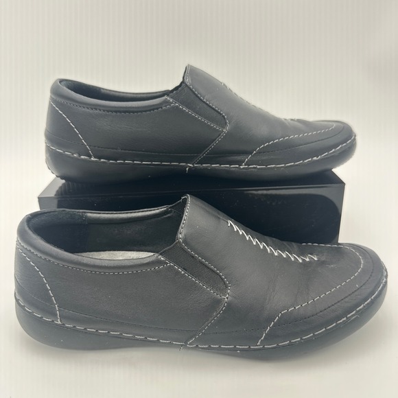 Vionic | Shoes | Vionic Addison Loafers Womens Size 7 Black Leather ...